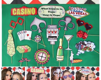 Casino Poker Photo Booth Props Perfect for Your Las Vegas - Etsy