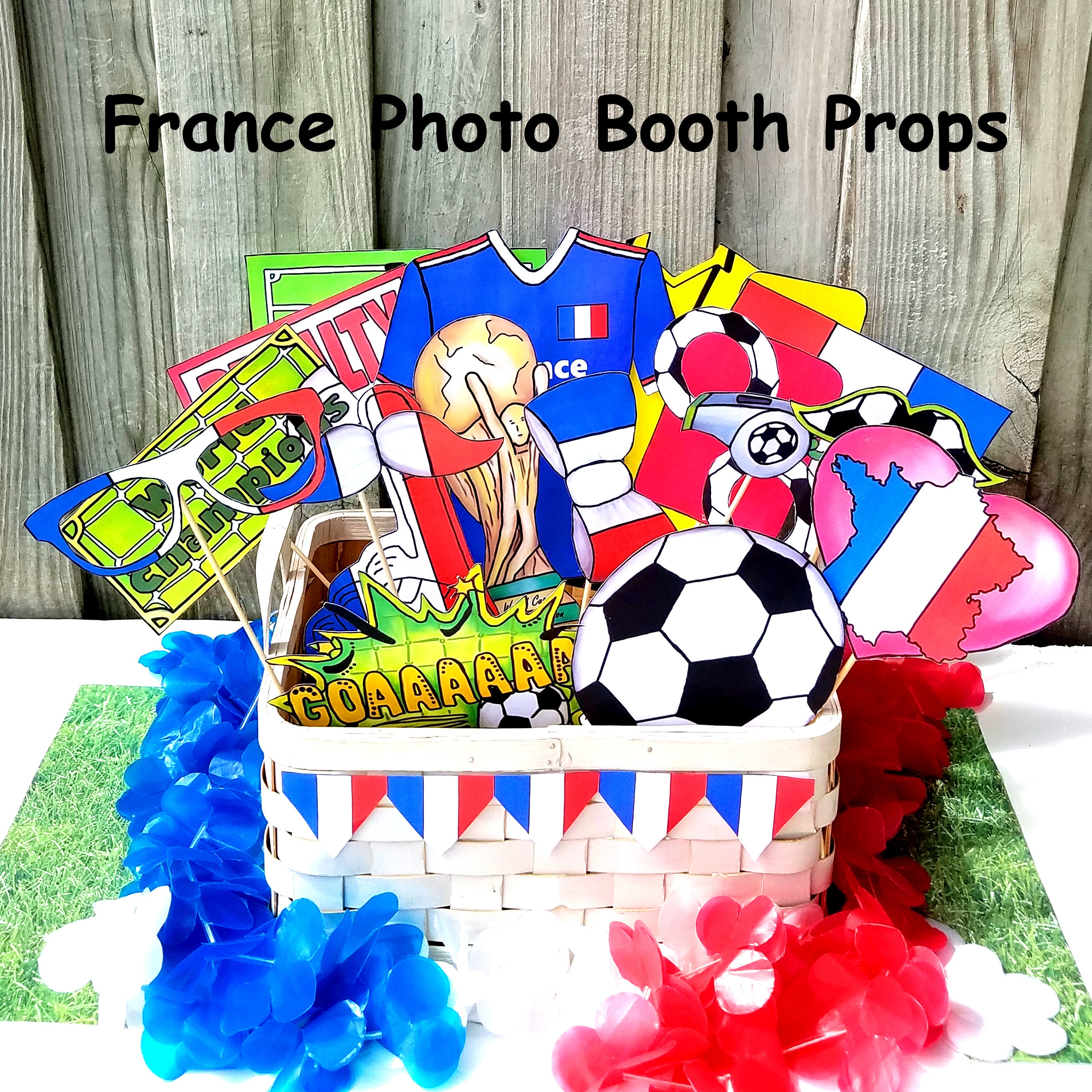 World Cup FRANCE Soccer Photo Booth Props the Ultimate Fan Accessory ...