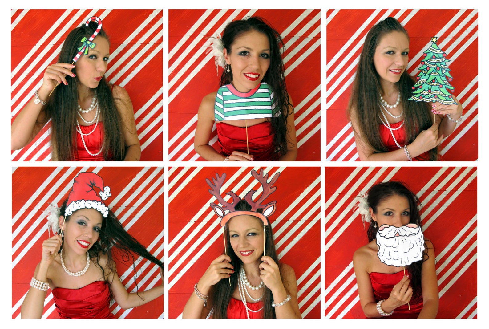 Christmas Candy Cane Photo Booth Props - Perfect for Your Christmas Day ...