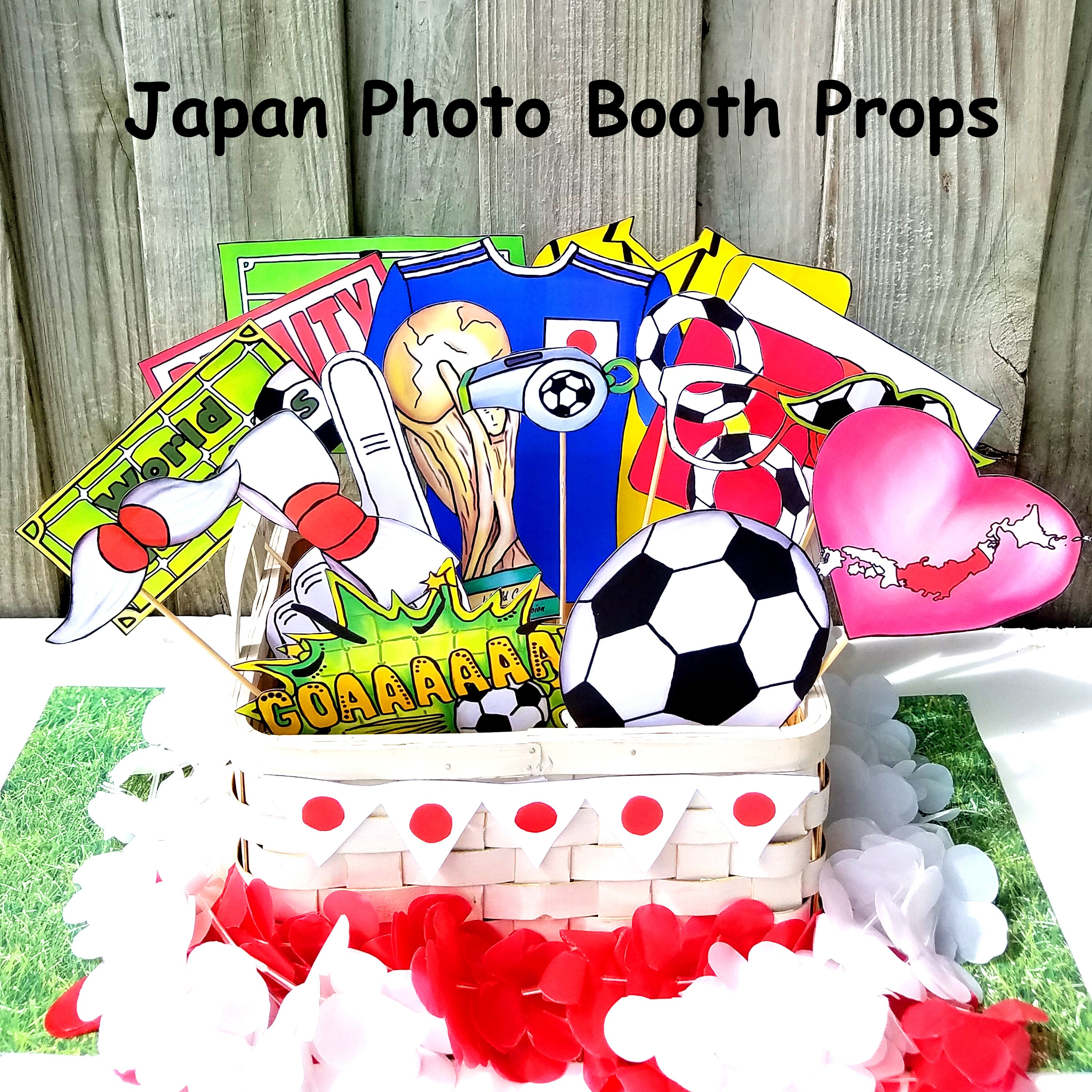 World Cup JAPAN Soccer Photo Booth Props - the Ultimate Fan Accessory ...