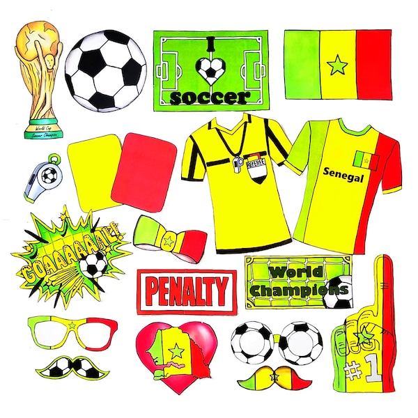 World Cup JAPAN Soccer Photo Booth Props the Ultimate Fan Accessory ...