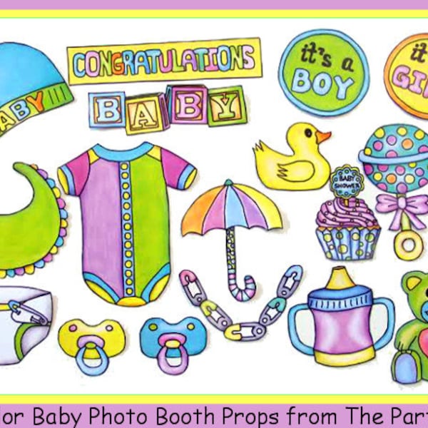 Pvc Baby Shower Props - Etsy