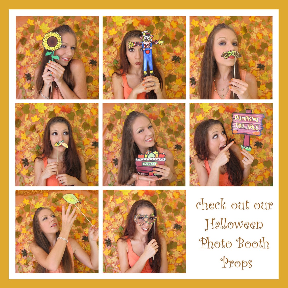 Autumn Photo Booth Props Perfect to Celebrate the Seasons - Etsy