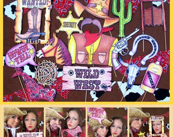 Cowboy Photo Booth - Etsy
