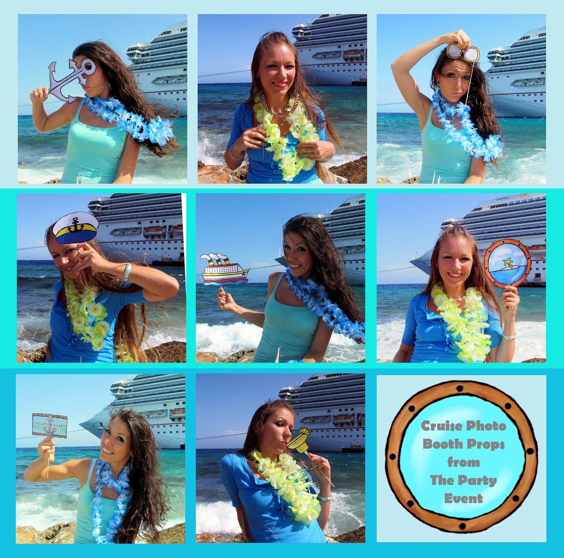 Cruise Photo Booth Props Perfect to Celebrate a Vacation or - Etsy