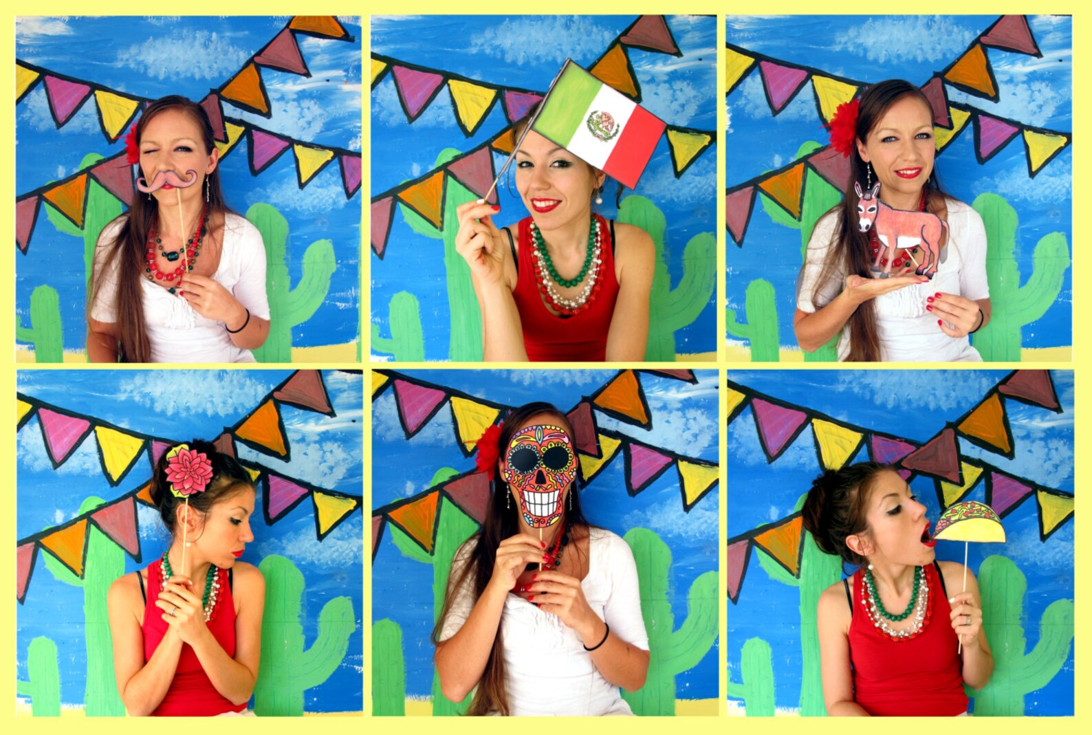 Cinco De Mayo/mexican Fiesta Photo Booth Props Perfect to Spice up Your ...