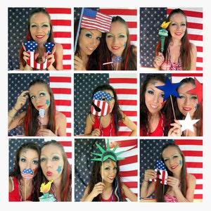 21 Patriotic USA Photo Booth Props - Perfect for Your American Party ...