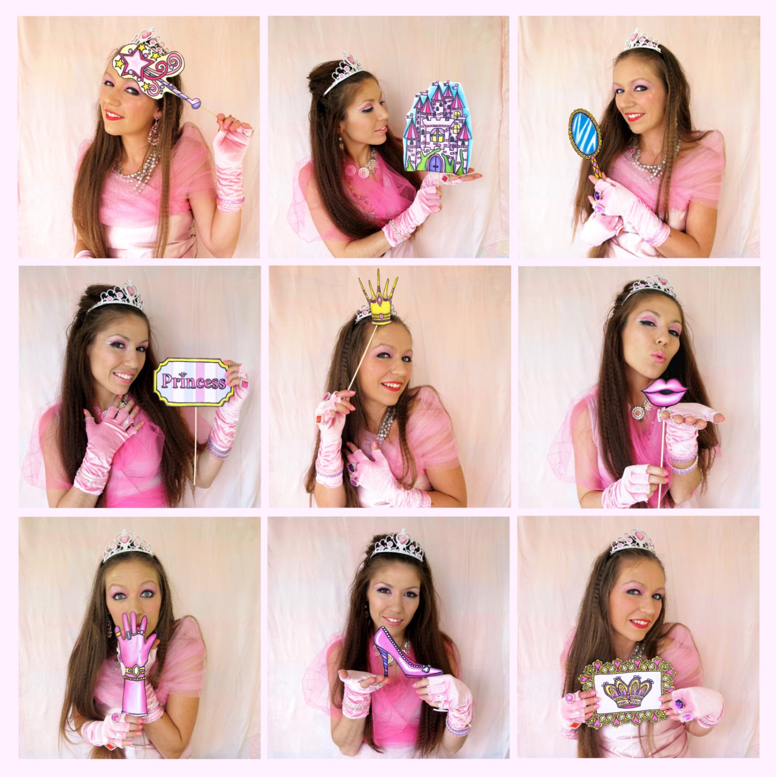 Princess Photo Booth Props Perfect for a Princess/ Castle - Etsy