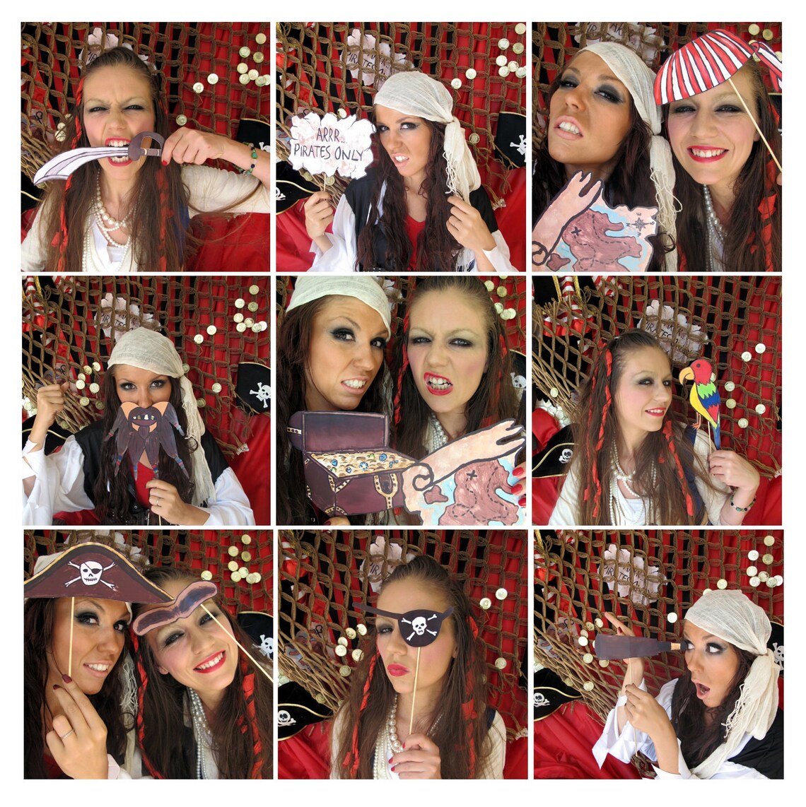 Pirates Photo Booth Props Arrrrrrr Perfect for a Pirate Party or ...