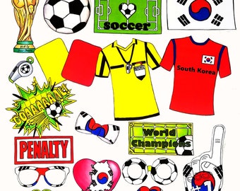 World Cup ARGENTINA Soccer Photo Booth Props the Ultimate - Etsy