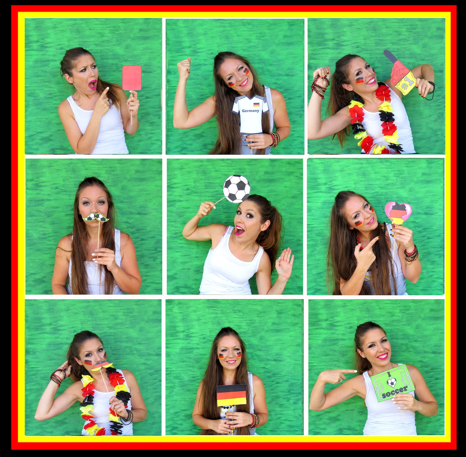 World Cup GERMANY Soccer Photo Booth Props - the Ultimate Fan Accessory ...