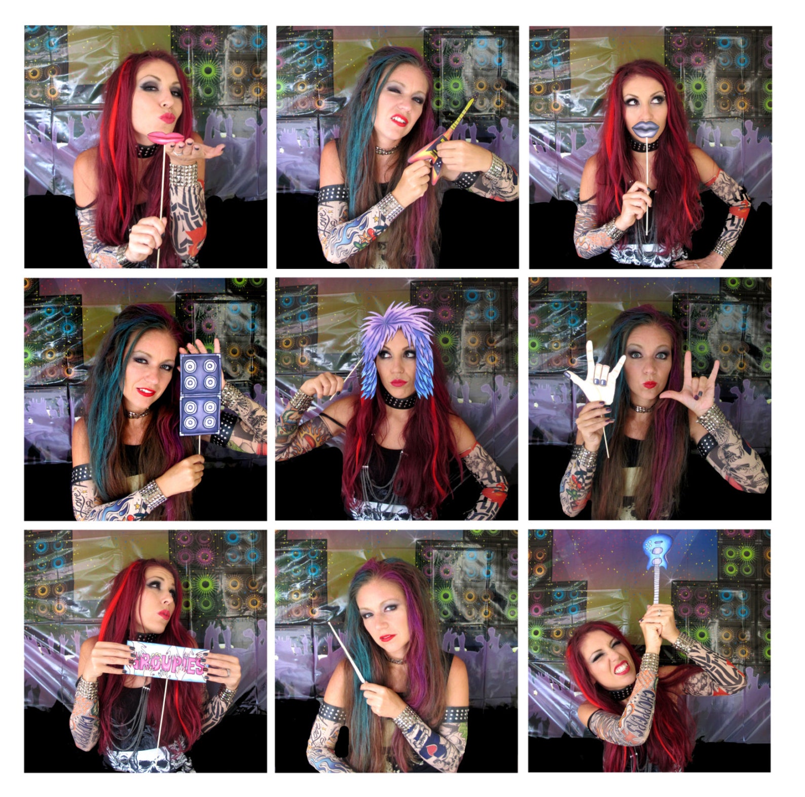 Rock Star Photo Booth Props - Perfect for Your Music Idol Legend Party ...