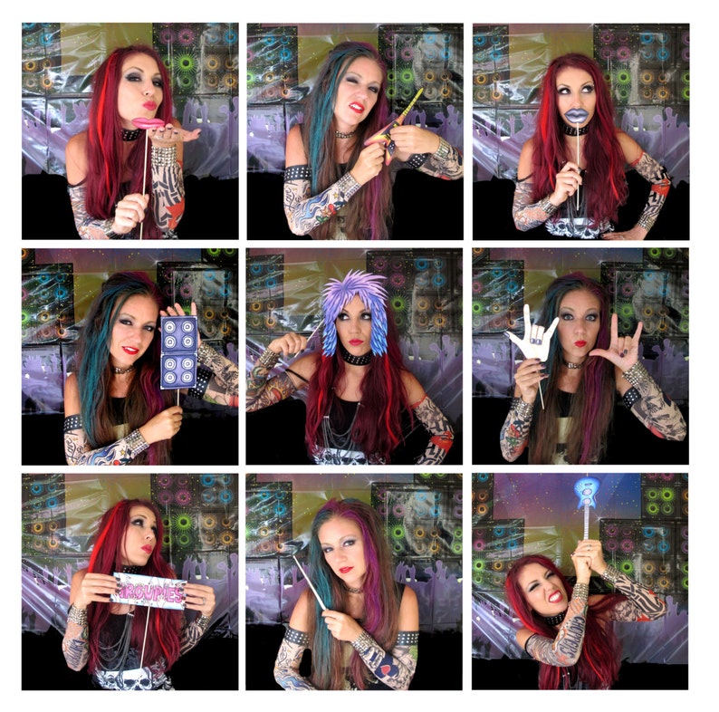 Rock Star Photo Booth Props - Perfect for Your Music Idol Legend Party ...