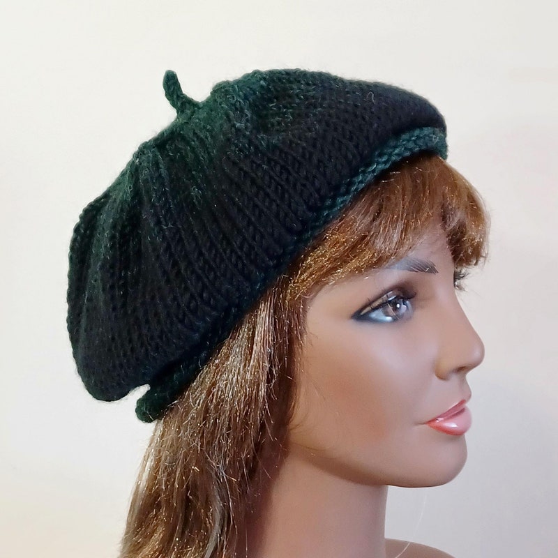 Knitted Tam Hat - Etsy