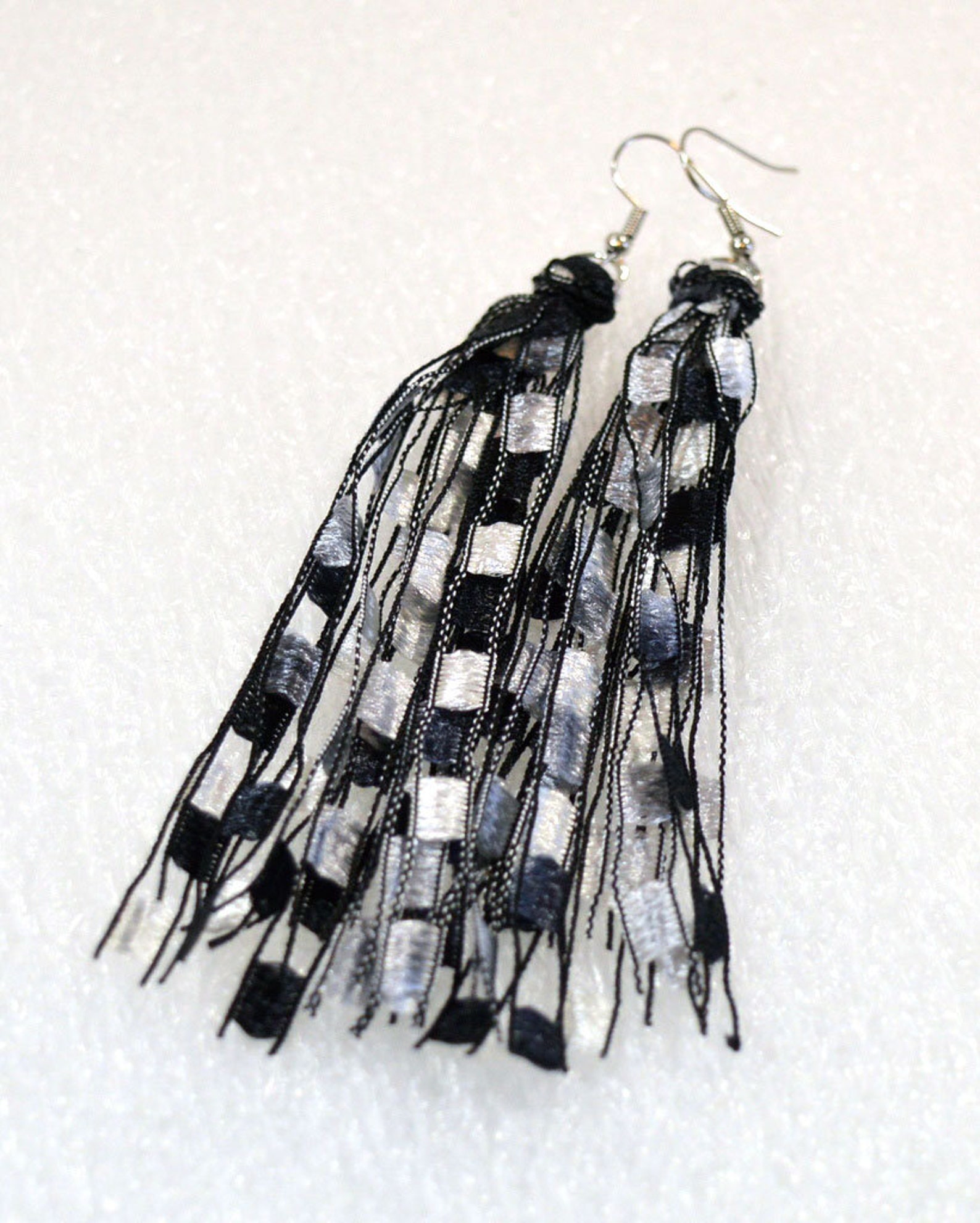 Hippie Fringe Earrings: Boho Ladder Yarn Earrings Custom Made | Etsy