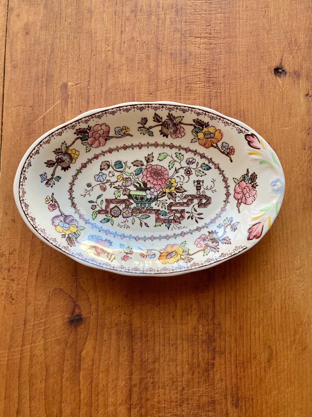 Masons Ironstone Dish Nabob Pattern~made in England~1950s~measures 7-5/ ...