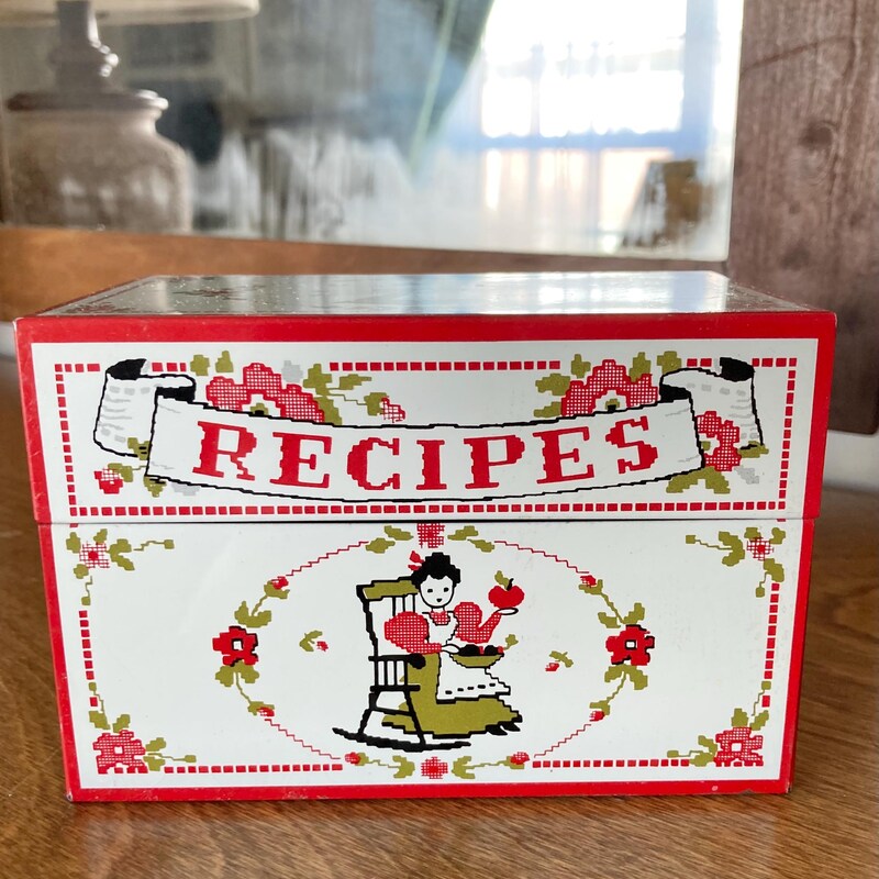 Metal Recipe Box - Etsy