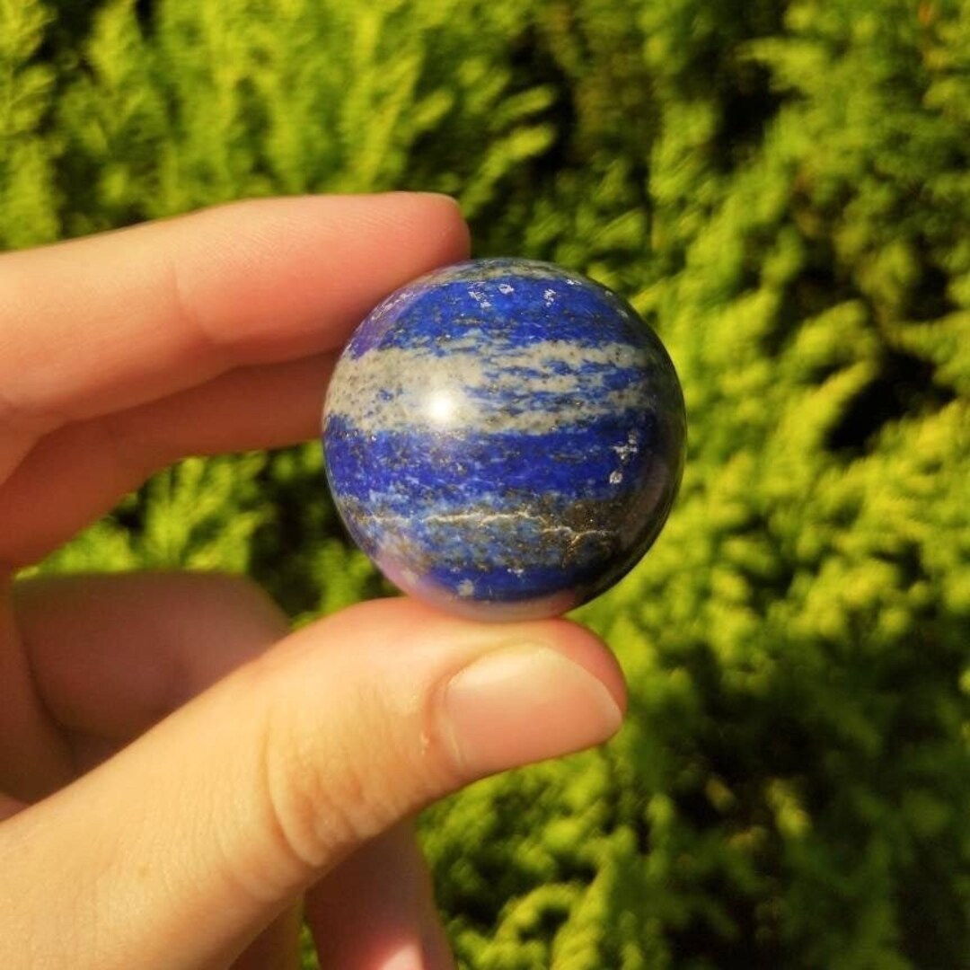 Bright Blue Lapis Lazuli Sphere 1876 - Etsy