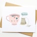 Cute Tea Card - Etsy