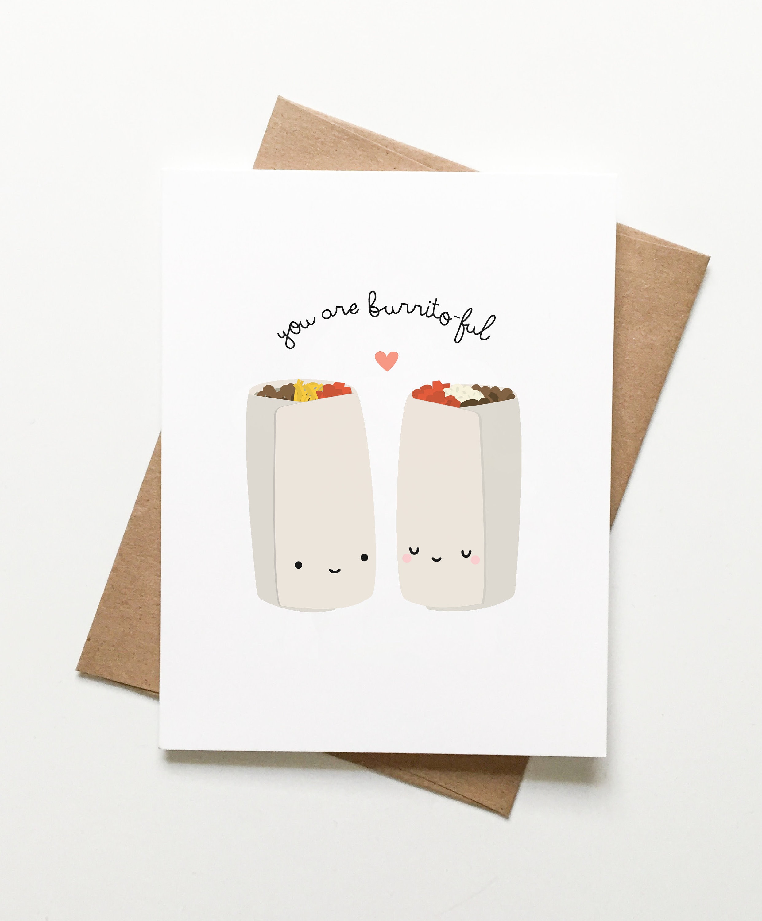 Burrito-ful Valentine Card - Etsy