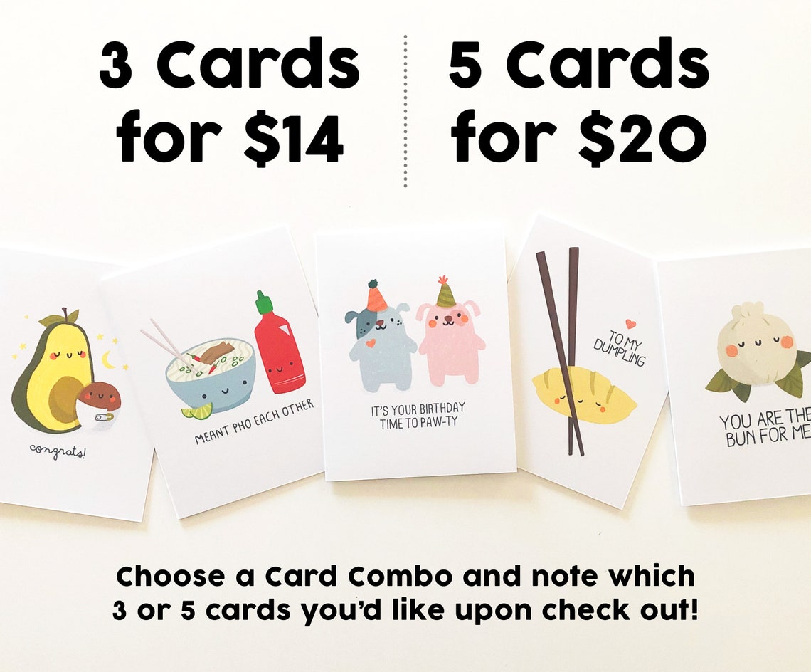 Dim Sum Card - Etsy
