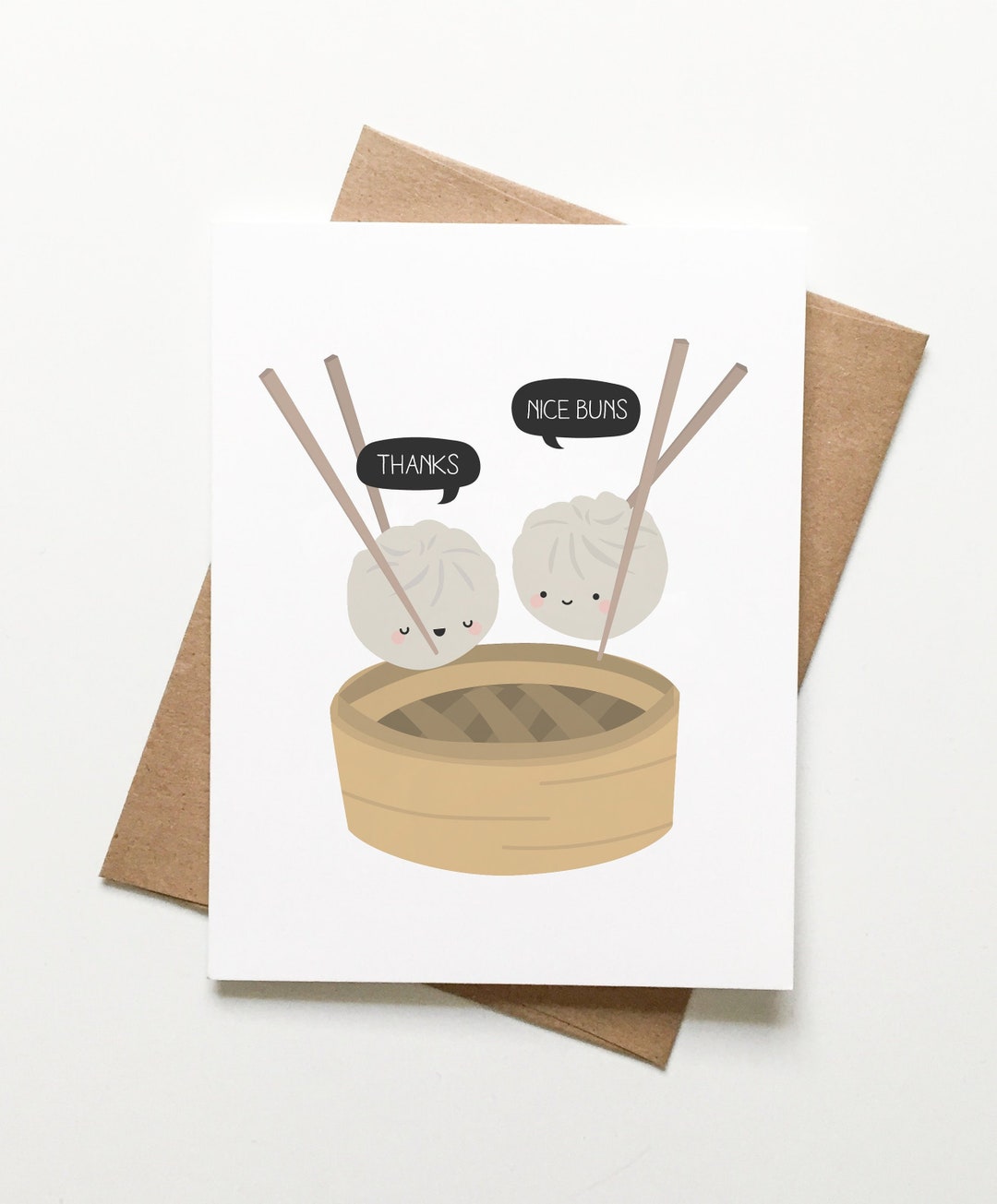 Dim Sum Card - Etsy