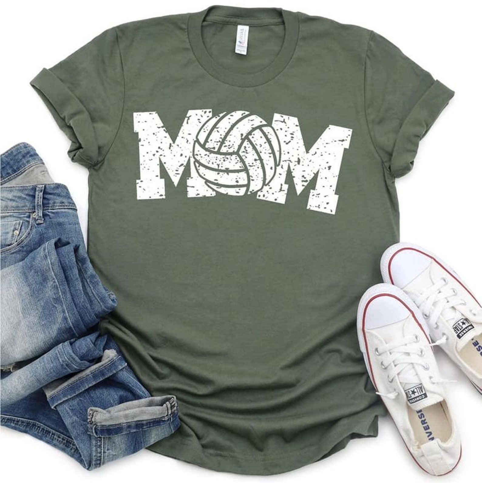 Volleyball Mom Unisex T Shirt Etsy Uk