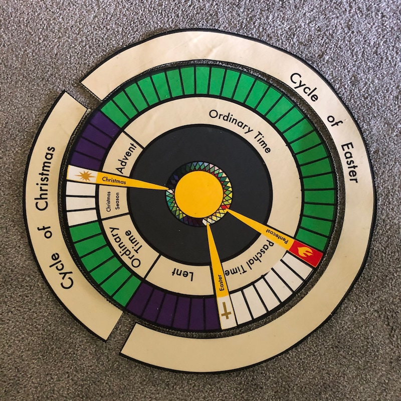 Wooden Liturgical Calendar - Etsy