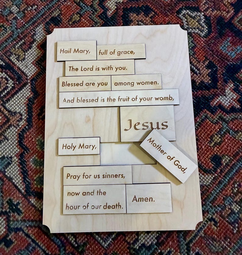 The Prayers of the Church Puzzles (sacramental Prep) - Etsy