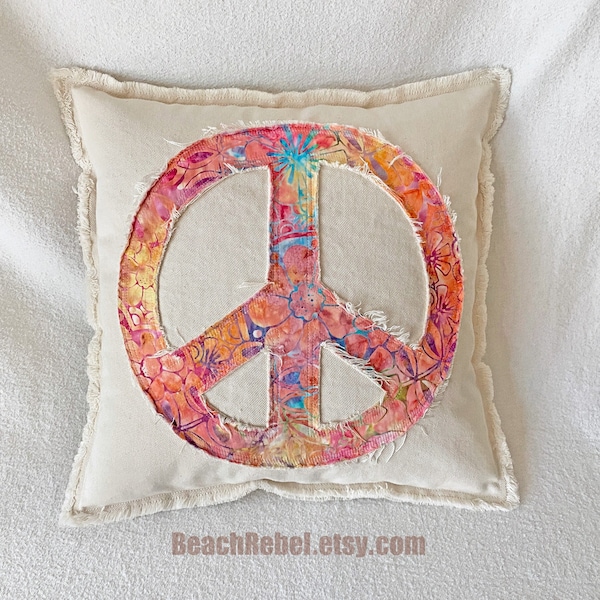 Peace Pillow - Etsy