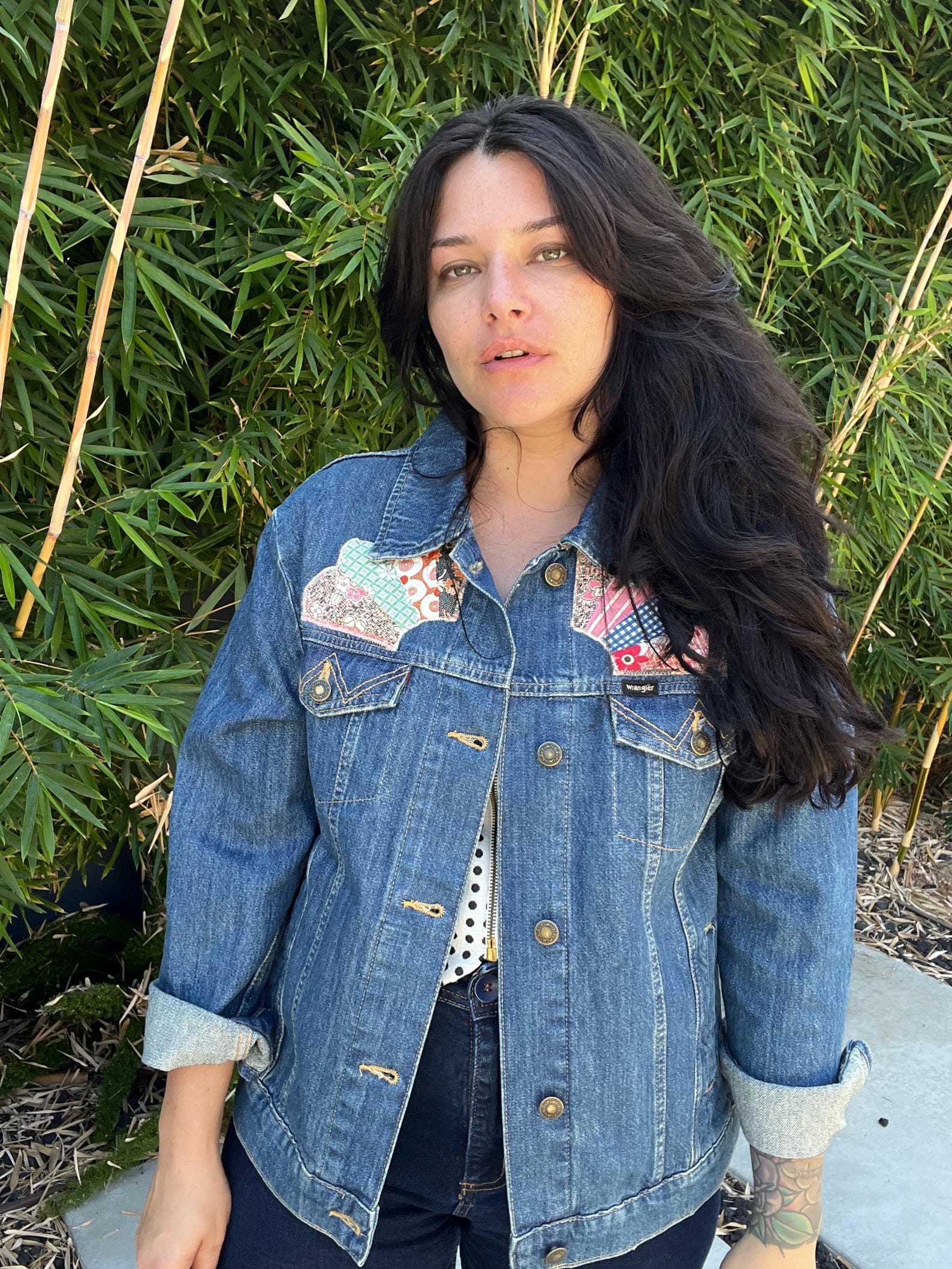 Vintage Medium Wrangler Chore Jacket/ Quilted 1965 Dresden Plate Jacket ...