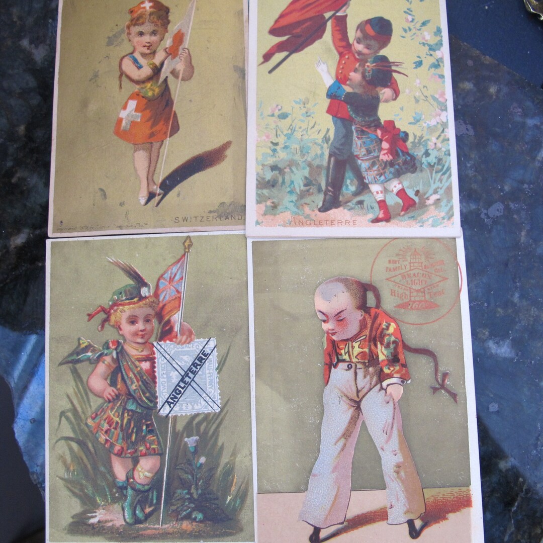 Victorian Trading Cards. Ad Advertising Advertisement Paper Ephemera ...