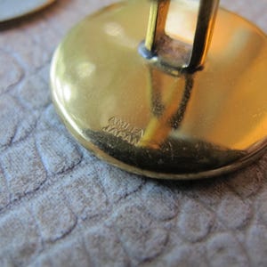 Amita Japan Hand Engraved Etched Initial Letter Gothic "f" Gold Finish ...