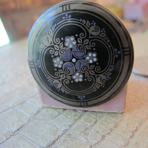 Austrian Designer Michaela Frey Enamel Round Disk Pin Small - Etsy