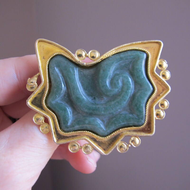 Aztec Jade Brooch - Etsy