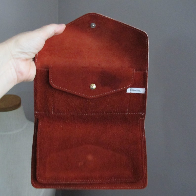 Brazil Leather Vintage Wallet Billfold Old Stock Unused - Etsy