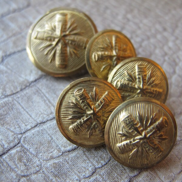 Large Coat Military Buttons - Etsy