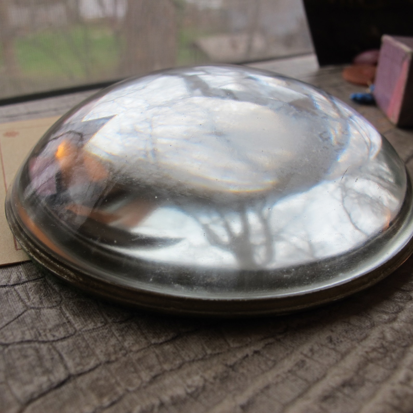 Nigel and June Pain Hand Cast Handcrafted Glass Dome Paperweight, the ...