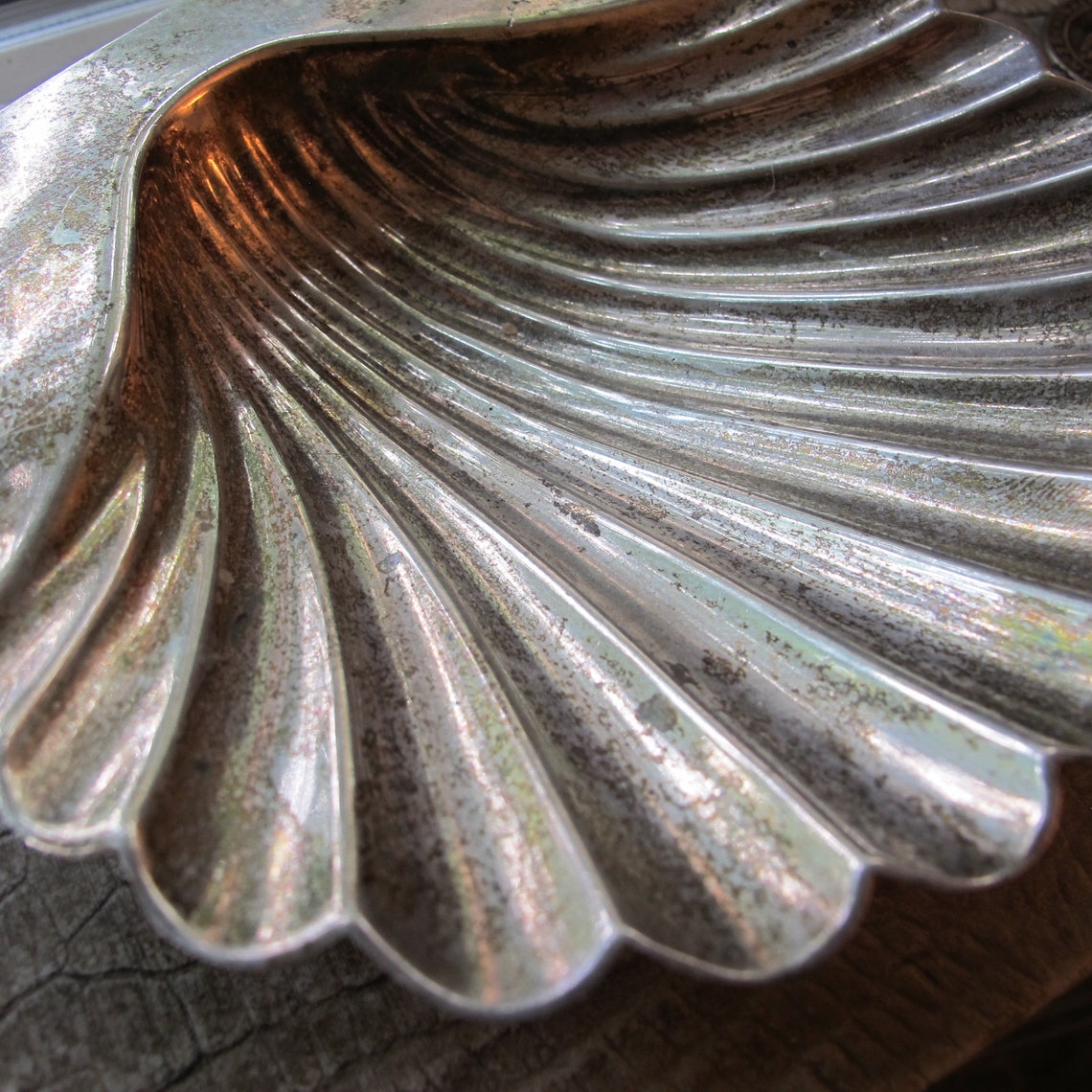 Sterling Silver Shell Shaped Footed Dish. Sterling Silver Tabletop ...