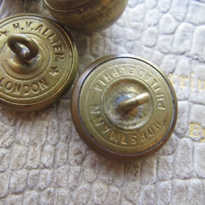 Antique to Vintage Military Brass Uniform Buttons, Mixed Lot, Superieur ...
