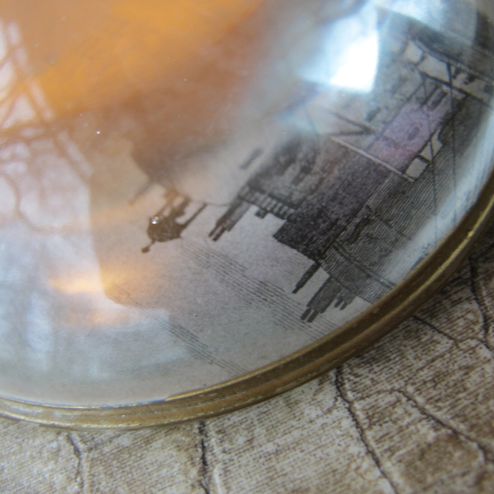 Nigel and June Pain Hand Cast Handcrafted Glass Dome Paperweight, the ...