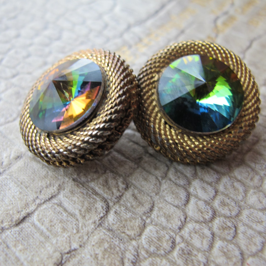 Watermelon Rivoli Rhinestone Buttons, Sewing Jacket or Clothing Buttons ...