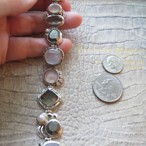 Designer Gemstone Multi Stone & MOP Shell Panel Chain Link - Etsy