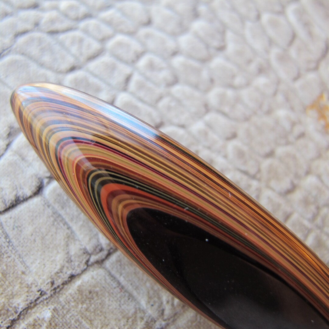 Art Deco Laminated Acrylic Cellulose Acetate Vintage Small Brooch Pin ...