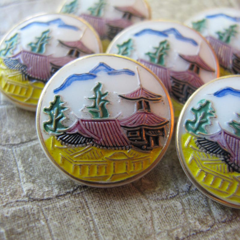 Oriental Buttons - Etsy