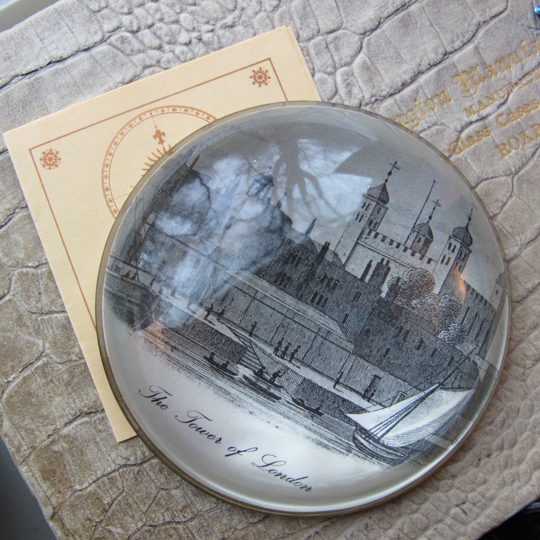 Nigel and June Pain Hand Cast Handcrafted Glass Dome Paperweight, the ...