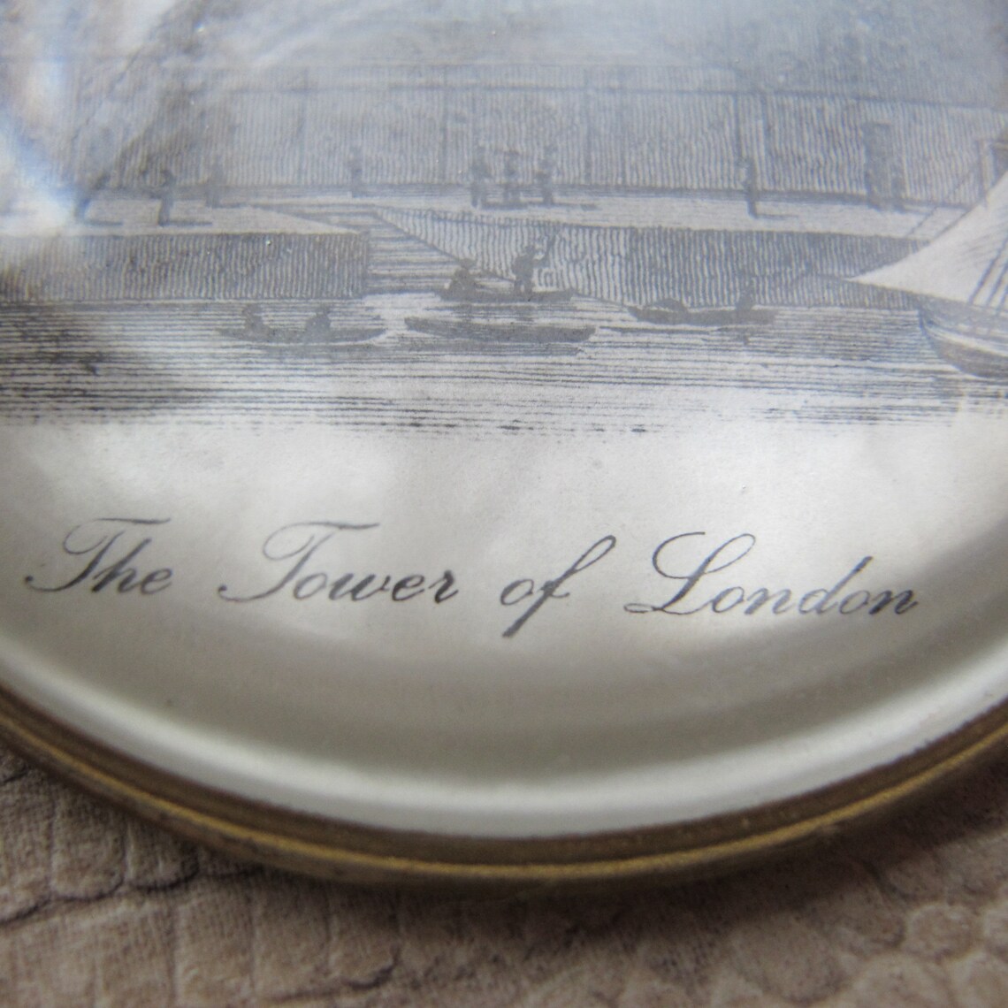Nigel and June Pain Hand Cast Handcrafted Glass Dome Paperweight, the ...