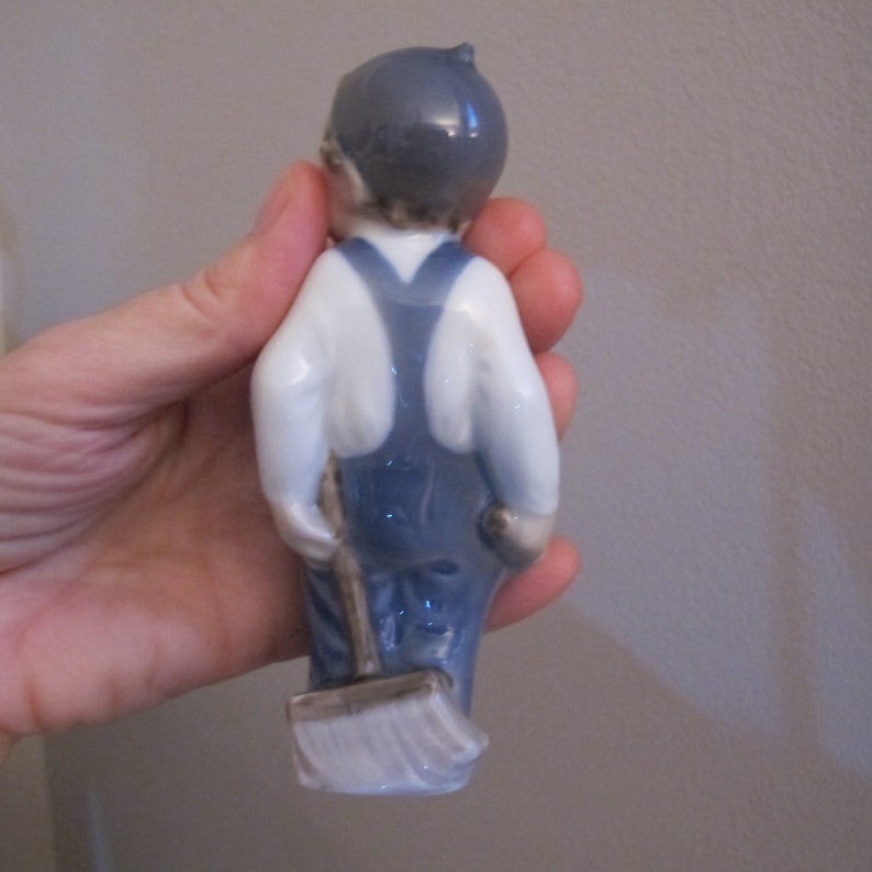 Royal Copenhagen Figurine Boy Sweeper, Small, Collectors Figurines. 4 1 ...