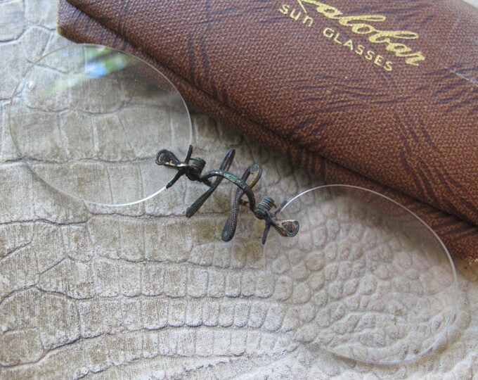 Prince Nez pinch Nose AS IS Condition Eyeglasses Spectacles, Stage ...