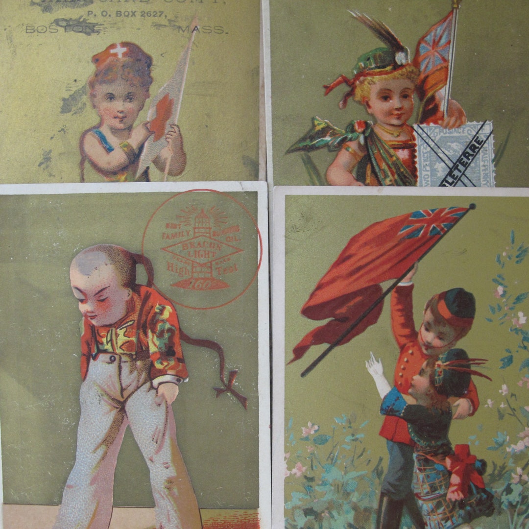 Victorian Trading Cards. Ad Advertising Advertisement Paper - Etsy